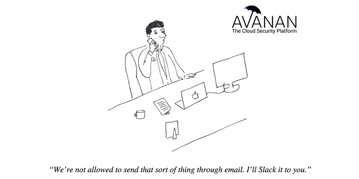 Avanan Comics | A Sensitive Slack