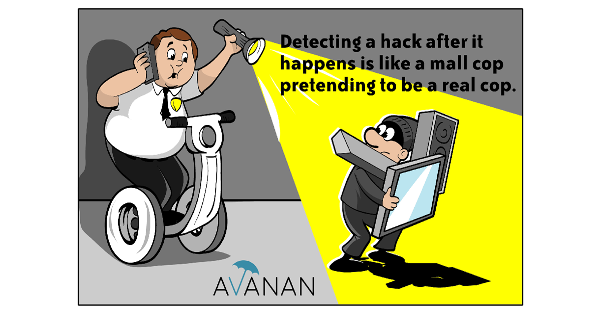 Avanan Comics | Mall Cop