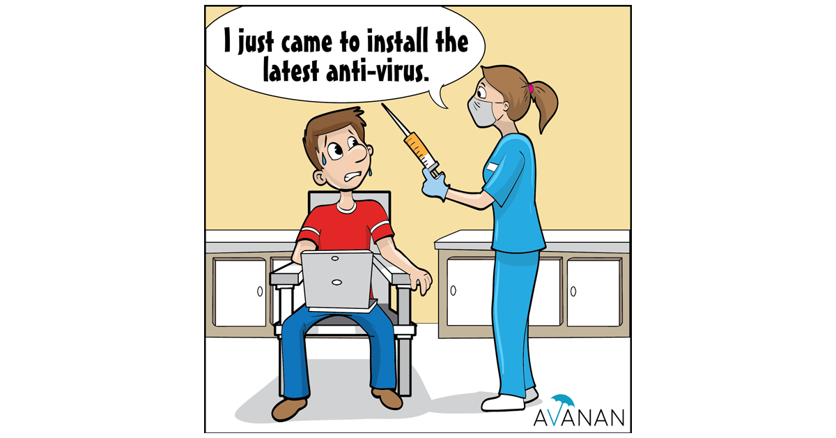 Avanan Comics | trypanophobia.exe